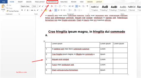 how to do list of tables in word word и excel помощь в работе с
