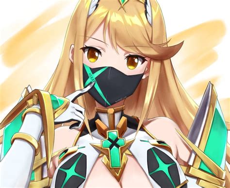Mythra Xenoblade Chronicles And More Drawn By Yamushinhan Danbooru