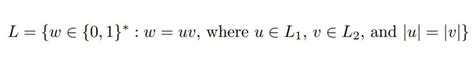 solved l1 set of strings with odd number for zeros l2
