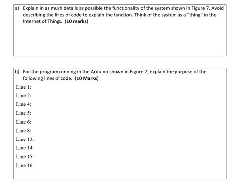Solved C Answer The Following Questions About The Arduino Chegg