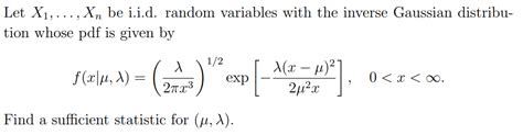 Solved Let X1xn Be Iid Random Variables With The
