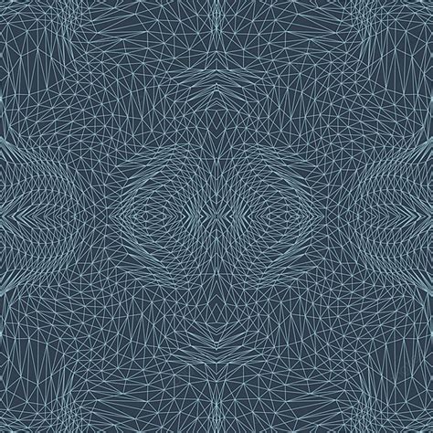 Geometric Low Poly Triangle Linear Vector Seamless Pattern Background Low Texture Geometry