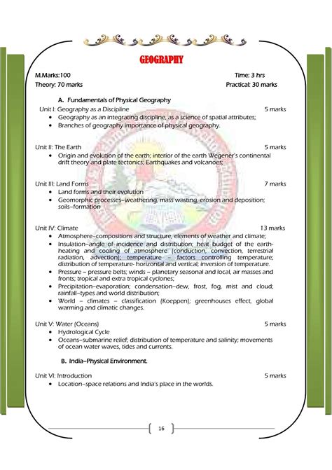 Jkbose Class 11th Syllabus 2025 Pdf Jammu And Kashmir Board