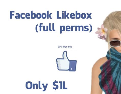 Second Life Marketplace Facebook Like Button