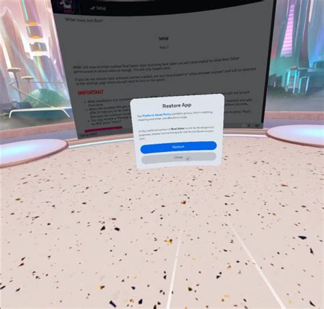 quest gives this error when installing the patched apk what do i do