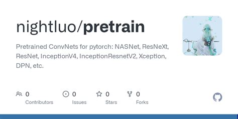 github nightluo pretrain pretrained convnets for pytorch nasnet resnext resnet