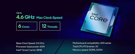 Intel Core I5 12500 12th Gen 6 Core 4 6ghz Desktop Processor