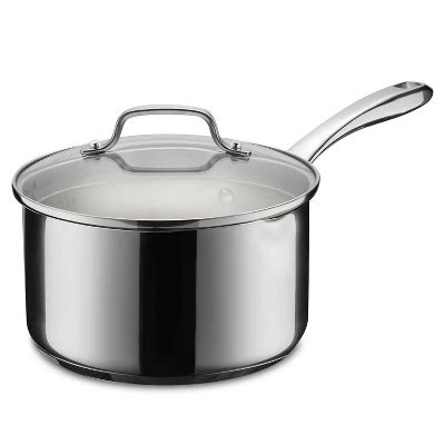 3qt Stainless Steel Sauce Pan With Lid Silver Figmint™ Target
