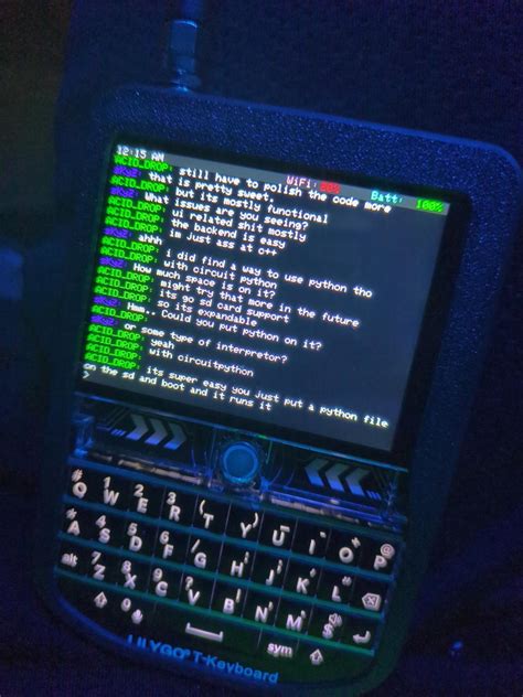 Hardchats On The Go Irc On A Lilygo T Deck R Esp32