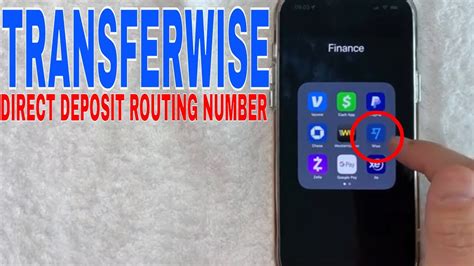 How To Find Transferwise Direct Deposit Routing Number 🔴 Youtube