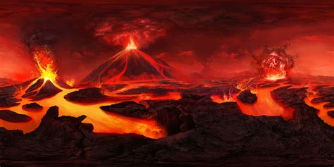 Download Volcano Lava Flowing Wallpaper Wallpapers Com