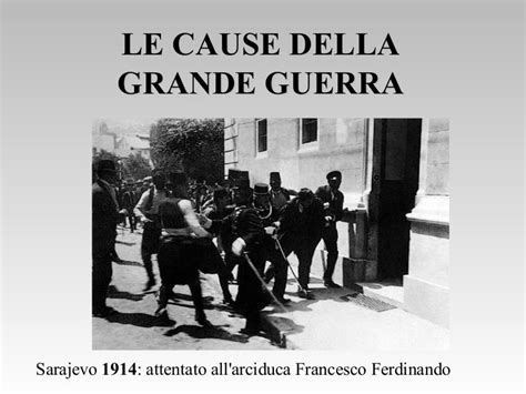 Le Cause Della Prima Guerra Mondiale