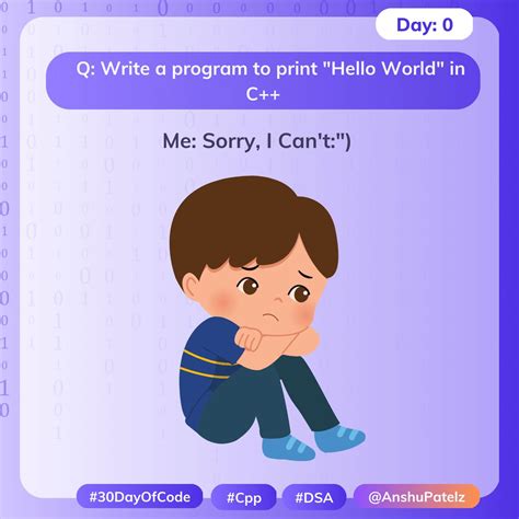 Anshu Patel On Linkedin Cpp Dsa 30daysofcode 100daysofcode 100daysofcodingchallenge