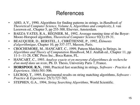 Ppt Horspool Algorithm Powerpoint Presentation Free Download Id