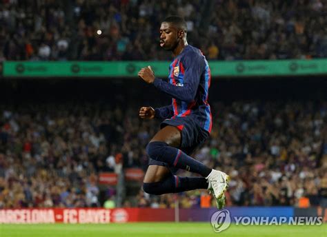 1득점 3도움 맹활약한 뎀벨레바르셀로나 2연승 연합뉴스