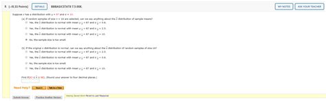Solved 8 [ 18 33 Points] Details Bbbasicstat8 7 5 008 My