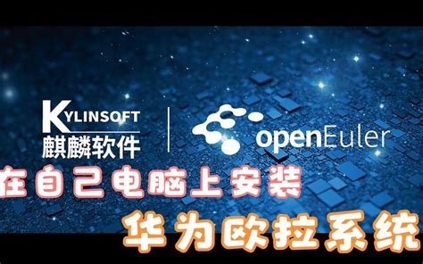 在自己的电脑上安装体验华为欧拉系统（openeuler）全教程演示 哔哩哔哩