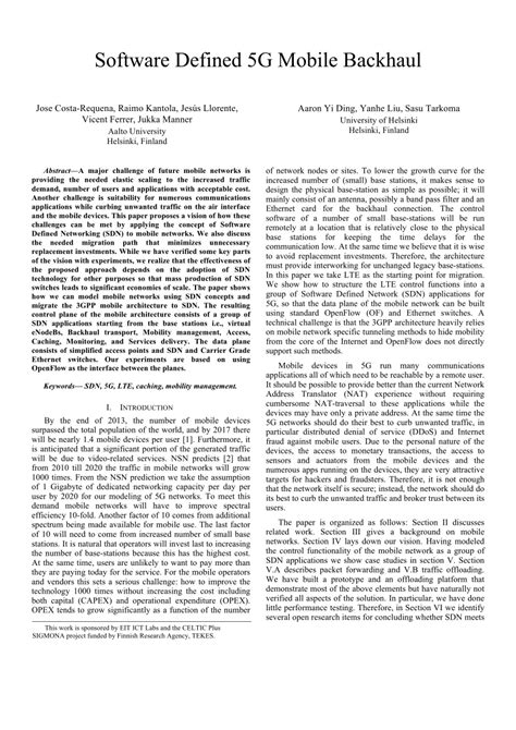 Pdf Software Defined 5g Mobile Backhaul