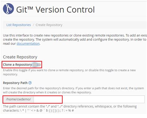 How To Use Cpanel To Create A Git Repository Whuk