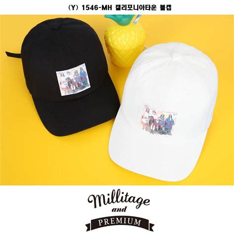 Millitage 전사 나염 프린트로 컬러는 2컬러 있고요 단체 모자로도 많이 나가는 제품에 예쁜