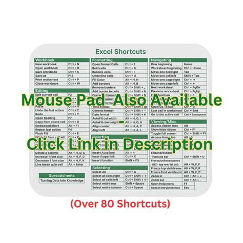 Excel Shortcuts Sticker Keyboard Shortcuts Spreadsheet Productivity Christmas Bulk Gifts