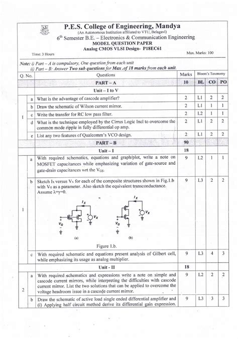 Model Question CMOS Electronics Engineering Studocu