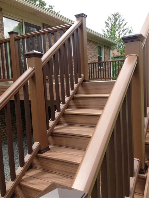 Trex Stairs For Stylish Outdoor Decks Composite Deck Stairs Railing Ideas Trex Stairs Ideas