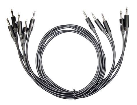 Heinakroon Cables De Conexión Slimline Led Cv Eurorack Modular Cables De Prueba Paquete De 5