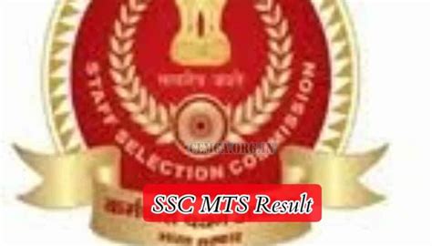SSC MTS Result Direct Link Check Result Date Cut Off Marks At Ssc Nic In