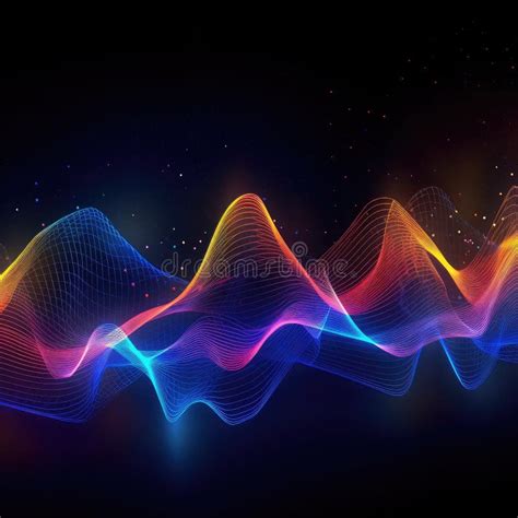 Colorful Sound Wave Music Lines Flowingabstract Wave Sound Wave