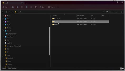 defining shared folder access volume page 3 development