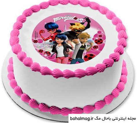 عکس کیک تولد دخترانه ی دختر کفشدوزکی ️ [ بهترین تصاویر ]