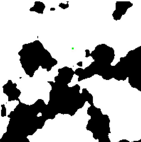 Python Is There A Way To Link Unconnected White Spaces On My Map Stack Overflow