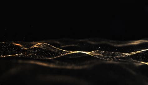 عکس بک گراند پارتیکل های مشکی طلایی