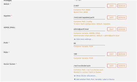 Allow Editing Container Detail As A Json Or Other Structures But