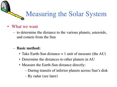 PPT Measuring The Solar System PowerPoint Presentation Free Download ID