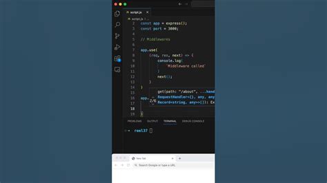 Middleware In Nodejs Shorts Youtubeshorts Coding Javascript Youtube