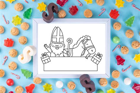Kleurplaten Voor Sinterklaas Print Gratis De Leukste Sinterklaas