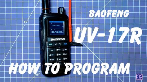 Baofeng UV R Programming YouTube