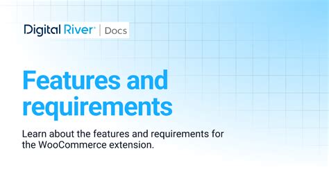 Features And Requirements Woocommerce Extension