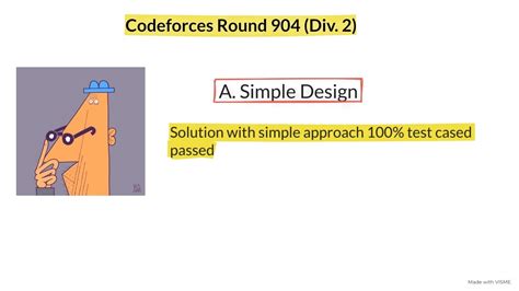 A Simple Design Codeforces Round 904 Div 2 Codeforcessolutions