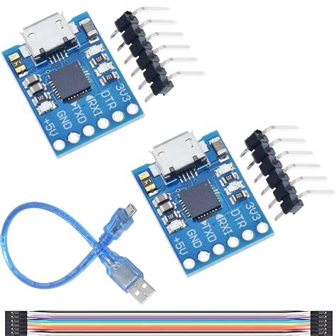 youmile 2 pcs cp2102 micro usb to ttl serial module serial converter