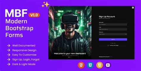 Modern Bootstrap Form V1 Codemarket