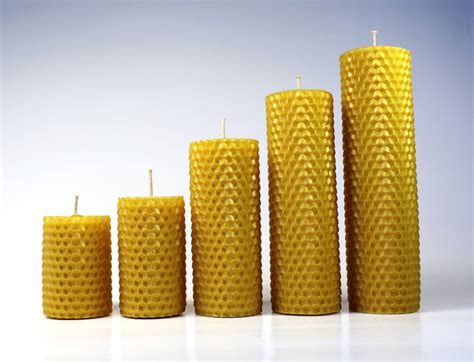 Набір з 5 свічок з бджолиного воску Натуральні купити онлайн на Rozetka