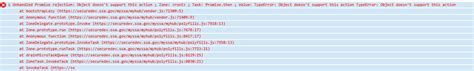 Error In IE Unhandled Promise Rejection Object Doesn T Support This Action Zone Task