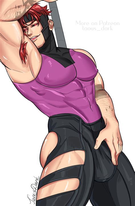 Rule 34 Bara Big Pecs Bulge Gambit Gambit Marvel Rivals Hairy