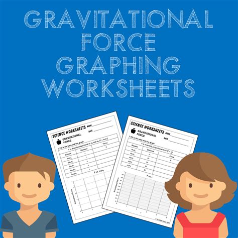 gravitational force graphing worksheets made by teachers