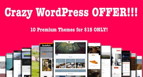 Premium Wordpress Themes Wordpress Bundle 10 Premium Themes For 15 Only