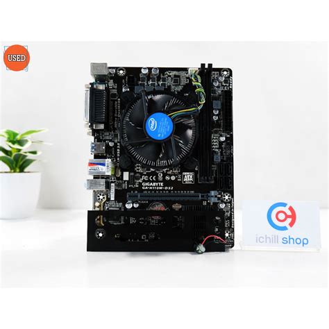 ชุดซีพียูพร้อมเมนบอร์ด Cpu Intel Core I3 7100 Mb Gigabyte Ga H110m Ds2 P13180 Shopee