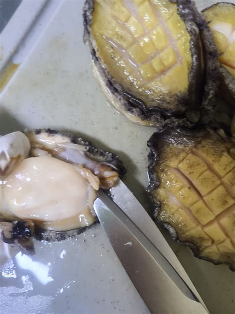 전복버터구이와 전복내장볶음밥